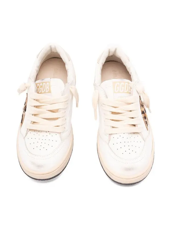 GOLDEN GOOSE キッズ ボール スター レースアップ スニーカー
