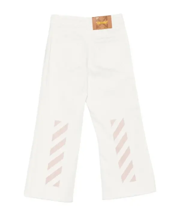 Off-White オフホワイト キッズ グラフィックプリント トラウザーズ