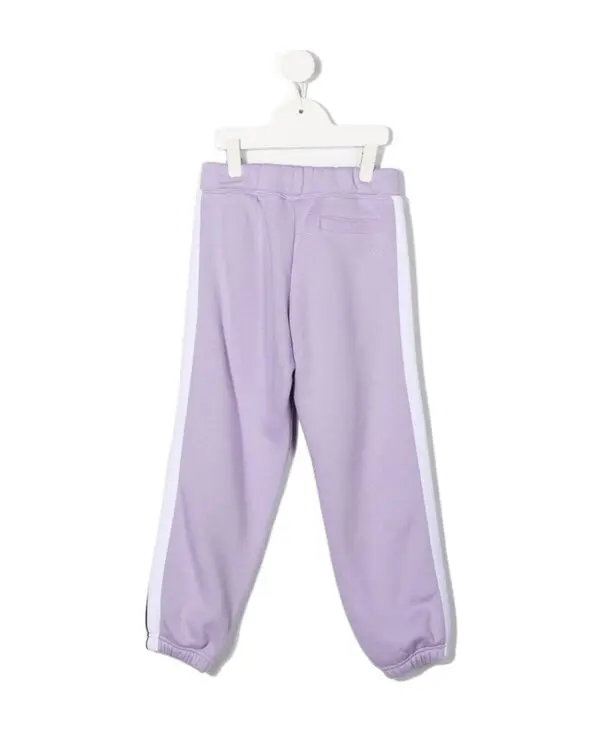 Palm Angels キッズ ロゴプリント ストレートレッグパンツ