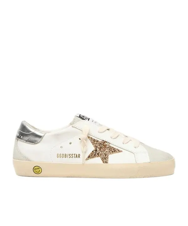 GOLDEN GOOSE ゴールデングース キッズ スーパースター グリッタースニーカー