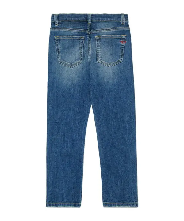 DIESEL® ディーゼル キッズ ディストレスト ストレートレッグ ジーンズ