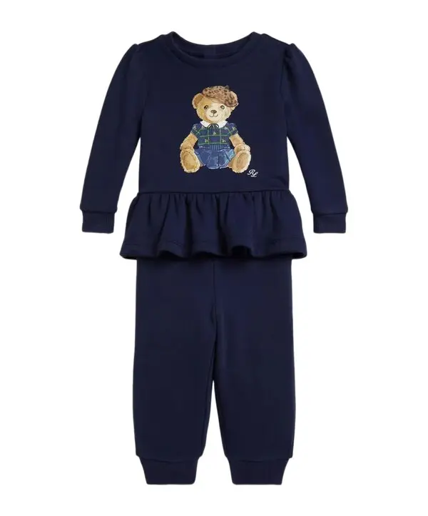 Polo Ralph Lauren ポロ ラルフローレン キッズ ベア ペプラム トップ