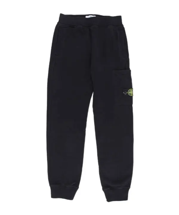 Stone Island ジュニア ロゴ パッチ パンツ