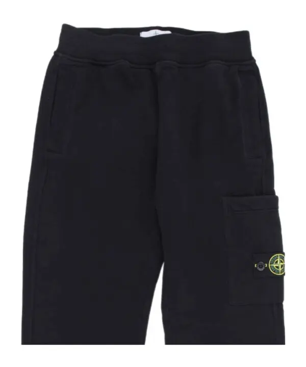 Stone Island ジュニア ロゴ パッチ パンツ