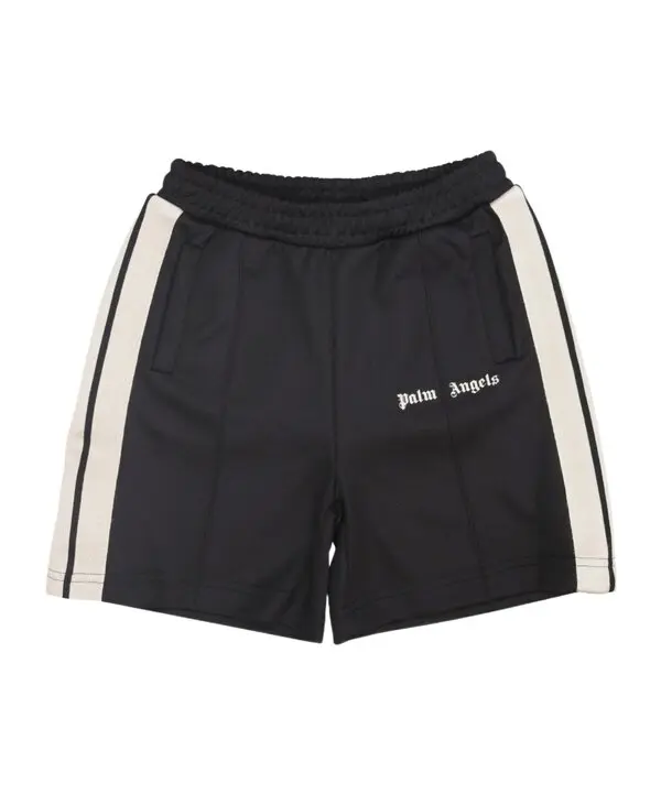 Palm Angels パームエンジェルス キッズ ロゴプリント ストライプ ショートパンツ