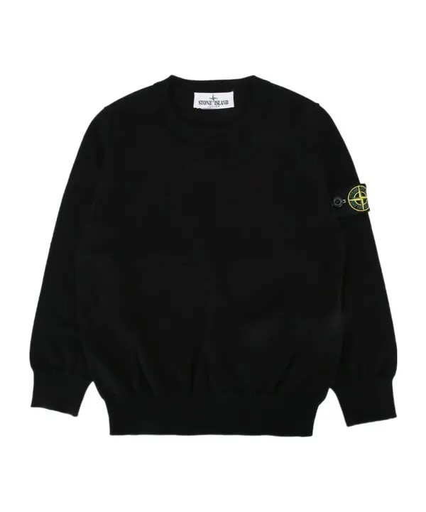 Stone Island ストーンアイランド ジュニア コンパスパッチ クルーネック ジャンパー