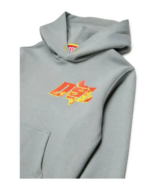 DIESEL® ディーゼル キッズ ロゴ プリント パーカー
