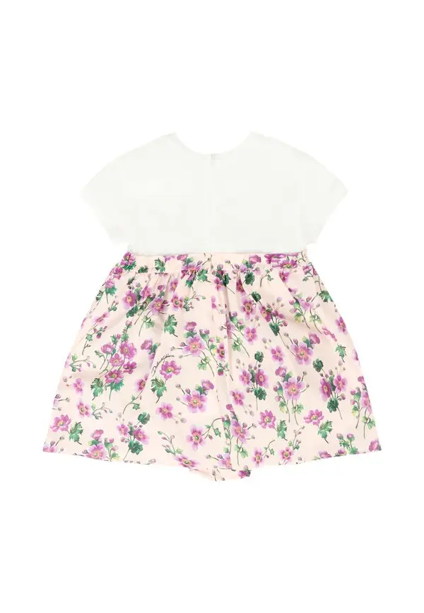 Dolce & Gabbana ドルチェガッバーナ キッズ フローラルプリント クルーネックドレス