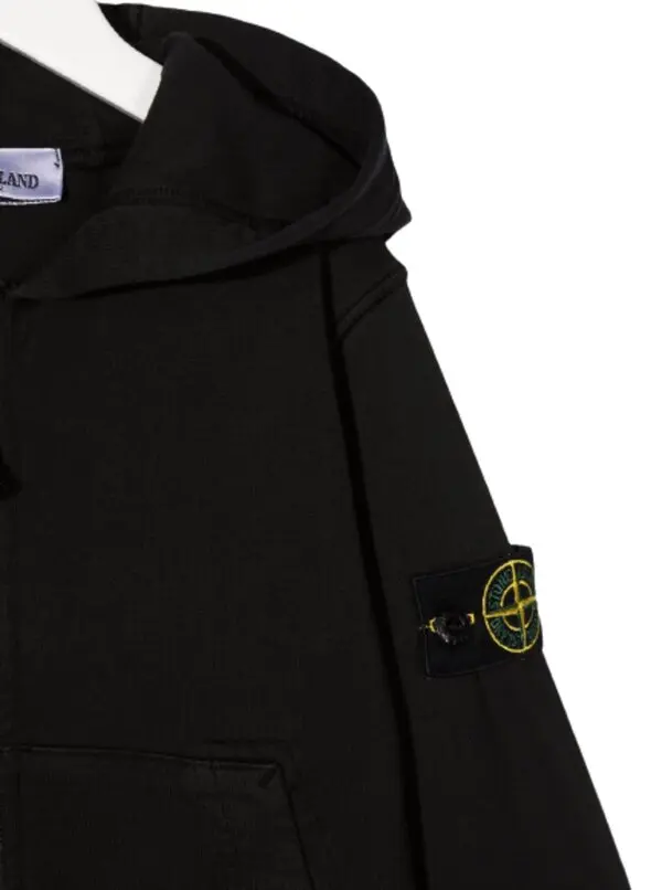 Stone Island ストーンアイランド ジュニア コンパス パッチ ジップアップ パーカー