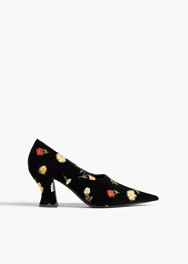 Khaite Colleen Pump - Black Multi