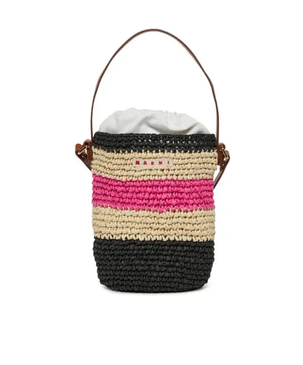 Marni マルニキッズ ストライプバケットバッグ - Multicolor