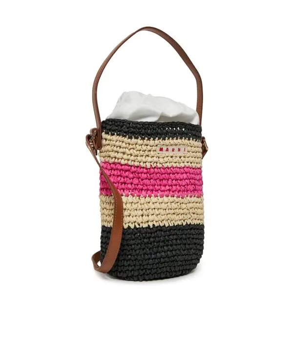Marni マルニキッズ ストライプバケットバッグ