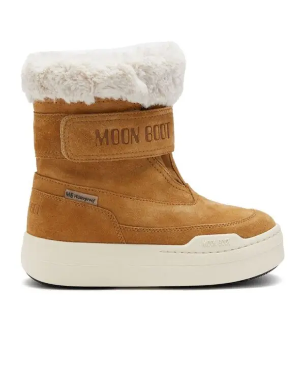 Moon Boot ムーンブーツ キッズ ジュニア パークストラップ スノーブーツ - Brown