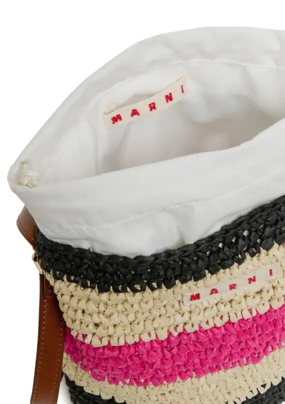 Marni マルニ キッズ ティーバッグ ウーブン バケットバッグ