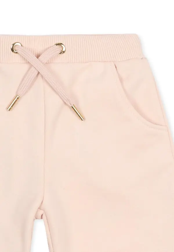 Chloé クロエ キッズ ドローストリング ロゴパッチ トラックスーツ トラウザーズ