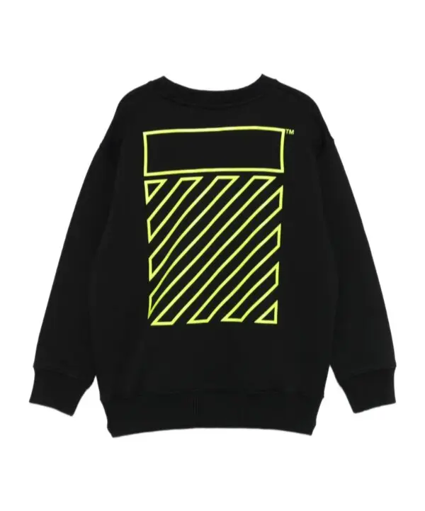 Off-White オフホワイト キッズ グラフィックプリント スウェットシャツ