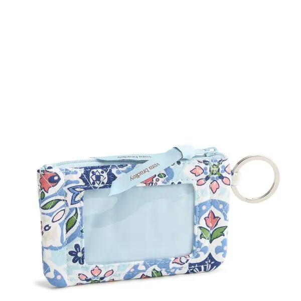 VERA BRADLEY Zip Id Case In Lisbon Sky Medallion