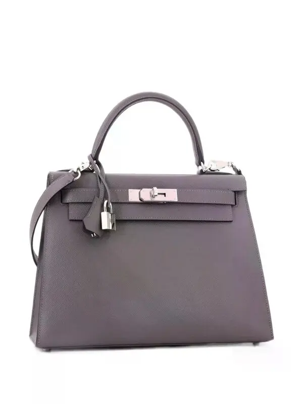 Hermès Kelly Handbag Epsom With Palladium Hardware 28 Shoulder Bag