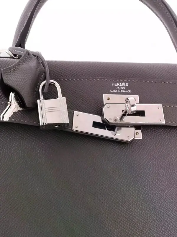 Hermès Kelly Handbag Epsom With Palladium Hardware 28 Shoulder Bag
