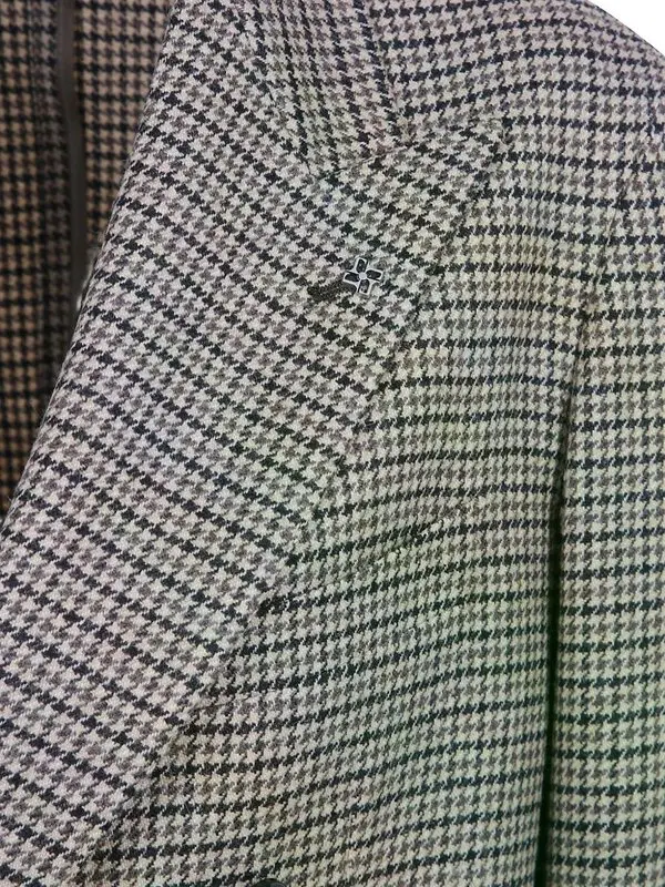 Tagliatore Double-breasted Houndstooth Blazer