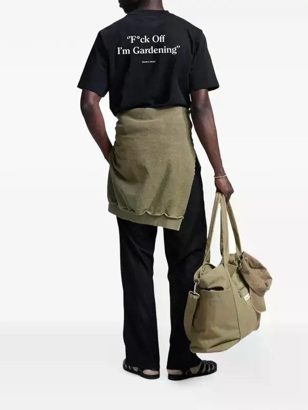 BRAM’S FRUIT Slogan-print Cotton T-shirt