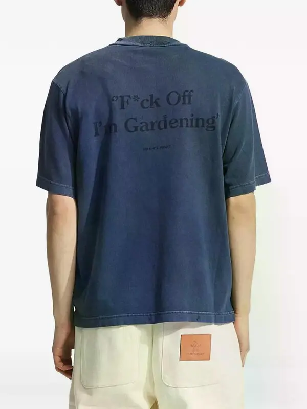 BRAM’S FRUIT Slogan-print Cotton T-shirt