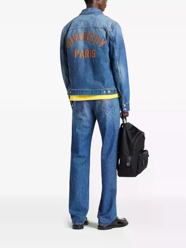 Givenchy Zipped Jacket In Dark Denim