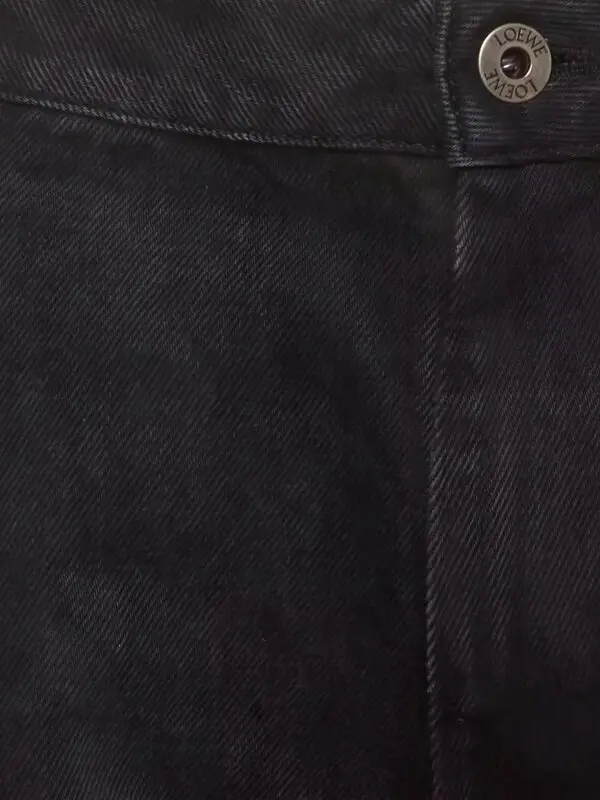 Loewe Anagram-embroidered Straight-leg Jeans