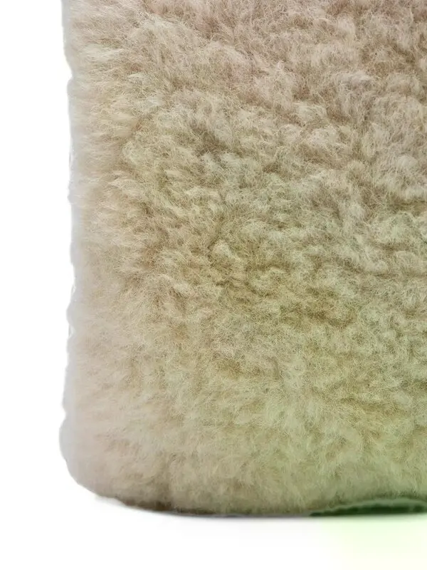 Simone Rocha Mini Crystal-embellished Faux-shearling Tote Bag - Neutrals