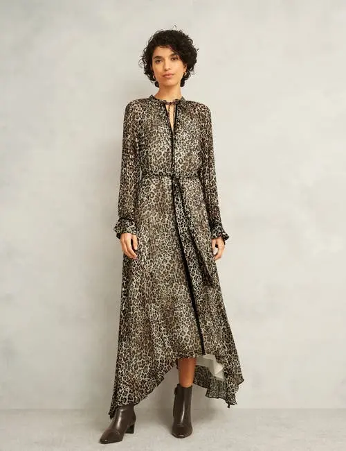 HOBBS LONDON Aves Dress - Brownmulti