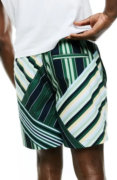 Psycho Bunny Drew All Over Print Swim Trunks