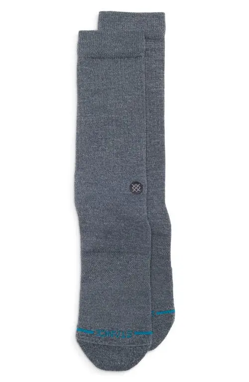 Stance Icon Wool Blend Crew Socks - Grey