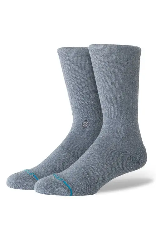 Stance Icon Wool Blend Crew Socks - Grey