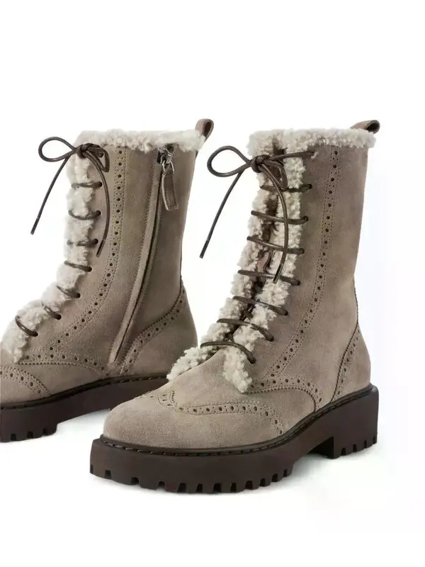 Brunello Cucinelli Leather Ankle Boots