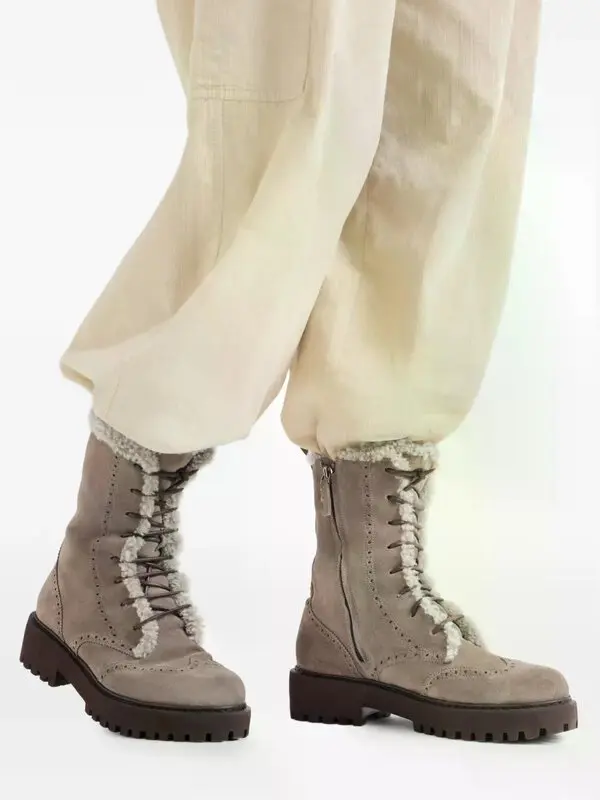 Brunello Cucinelli Leather Ankle Boots