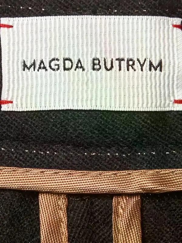 Magda Butrym 2020 Pinstripe-pattern Tapered Trousers