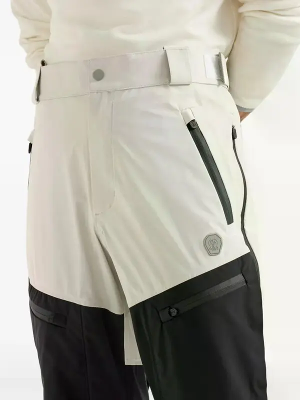 Brunello Cucinelli Mountain Performance Salopettes In Bonded Taffeta With Logo