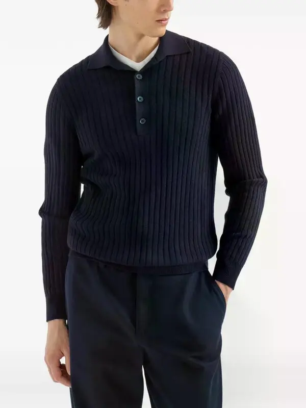 Brunello Cucinelli Cashmere Rib-knit Polo