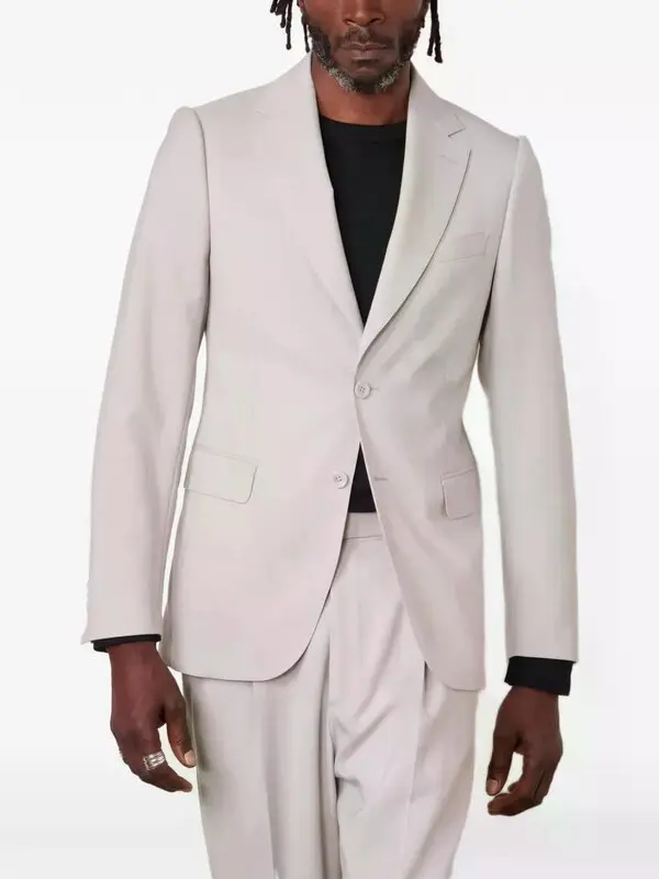 Officine Générale Giovanni Virgin Wool Jacket - Neutrals