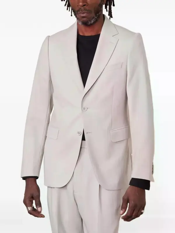 Officine Générale Giovanni Virgin Wool Jacket - Neutrals