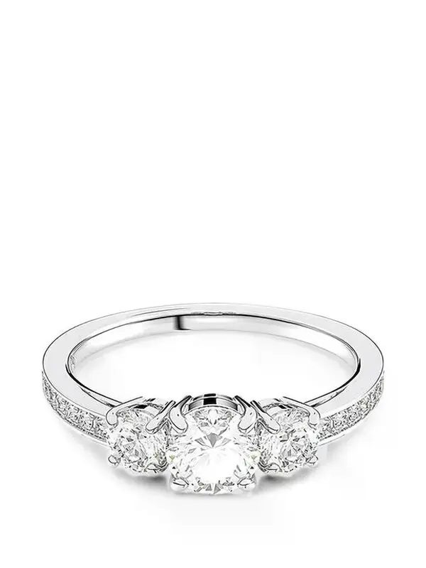 SWAROVSKI Stilla Attract Three-stone Ring - Silver