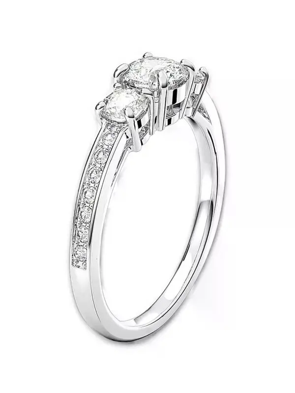 SWAROVSKI Stilla Attract Three-stone Ring