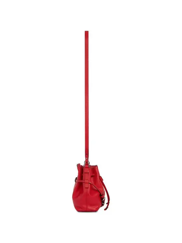 Givenchy Mini Voyou Bucket Bag In Shiny Leather