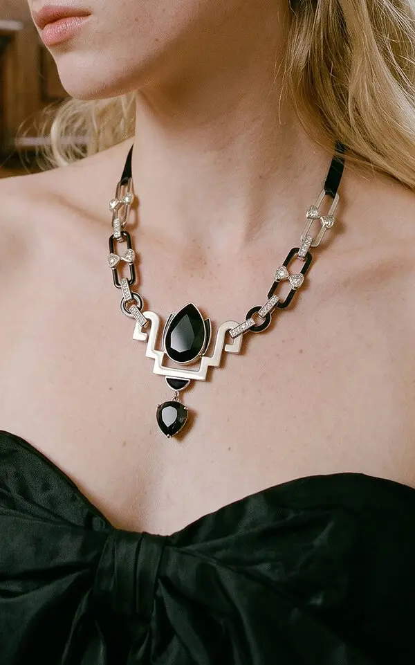 SEIDLER Tulip Reversible Necklace - Silver