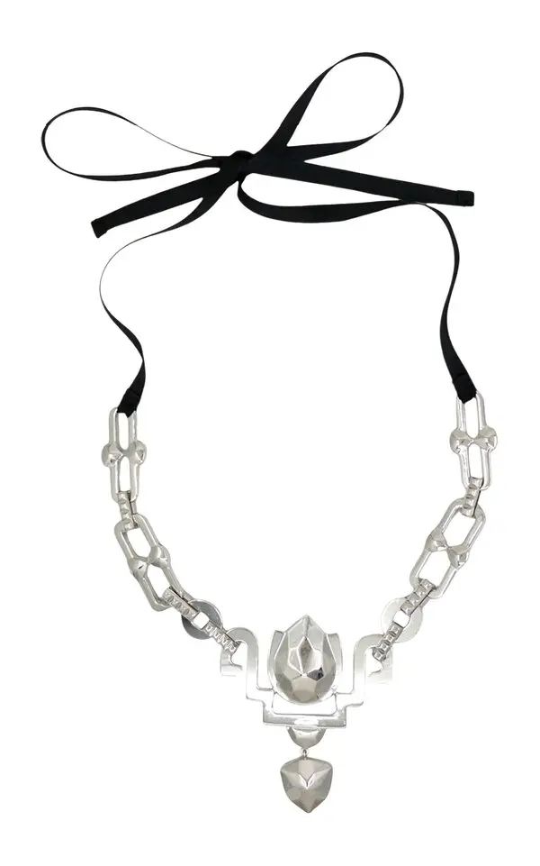 SEIDLER Tulip Reversible Necklace - Silver