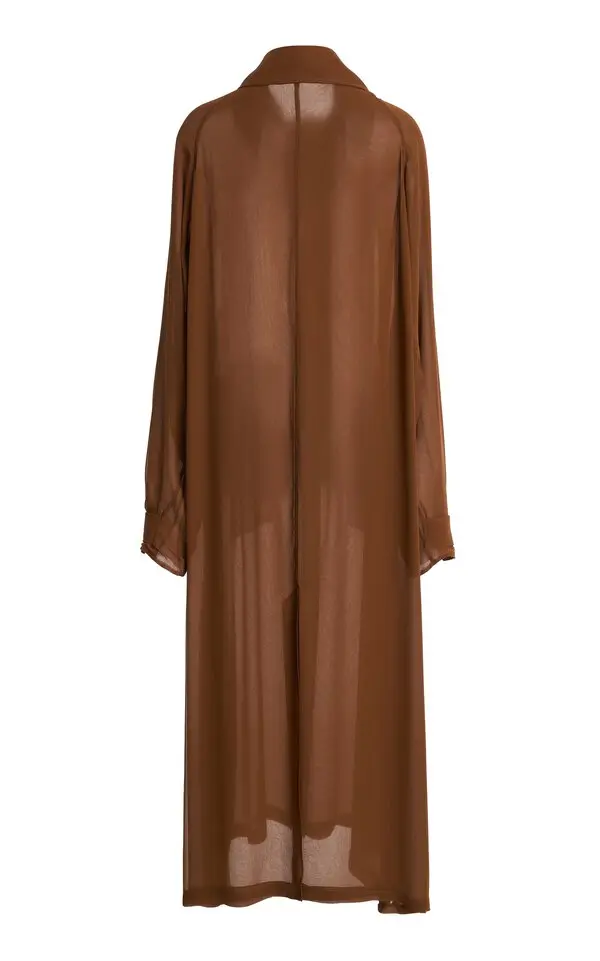 FERRAGAMO Silk Trench Coat