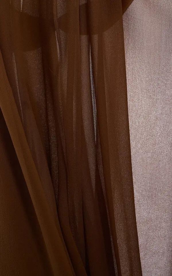 FERRAGAMO Silk Draped Top