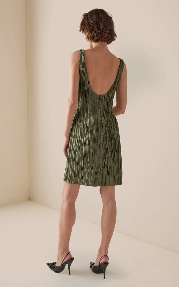 FERRAGAMO Silk-blend Mini Dress