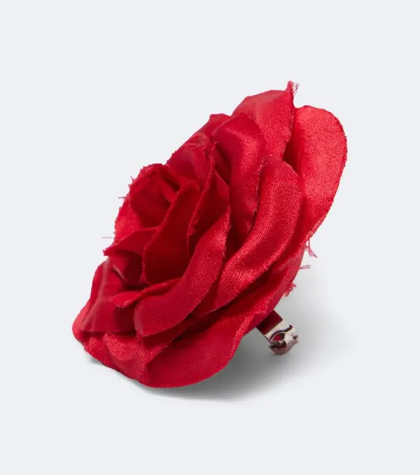 Khaite Frankie Floral Organza Brooch