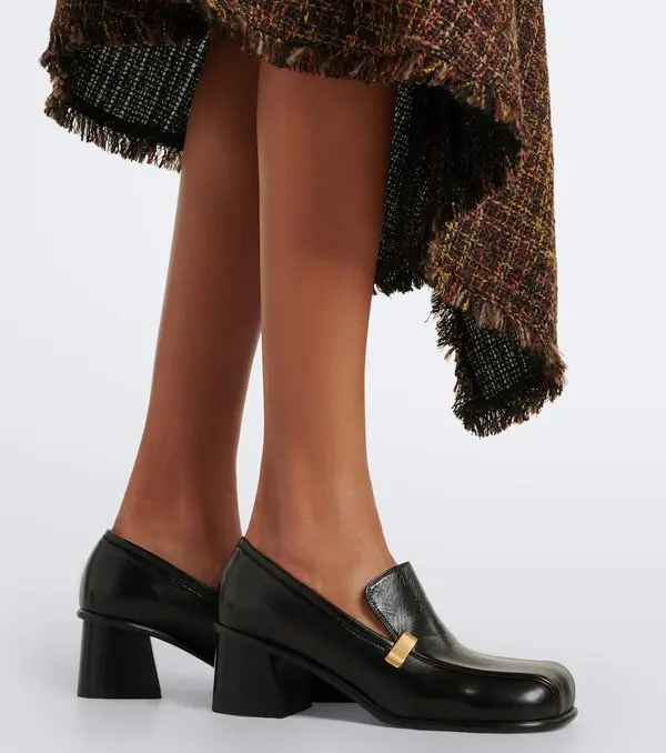 Proenza Schouler Esme Leather Loafer Pumps